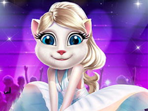 Super Star Kitty Fashion Award game play free online