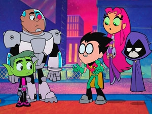 Teen Titans Go To The Movies Riders Block game play free online