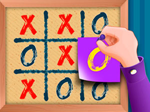 Tic Tac Toe Sticky Papers game play free online