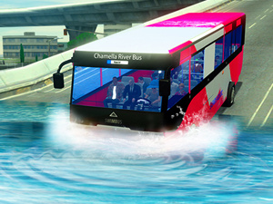 Water bus island simulator game play free online