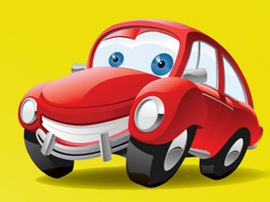 Wheely Car Games play online, Wheely red car free game
