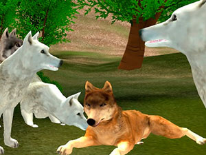 Wild Wolves Hunger Attack game play free online