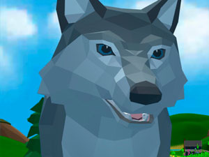 Wolf Simulator Wild Animals D game play free online